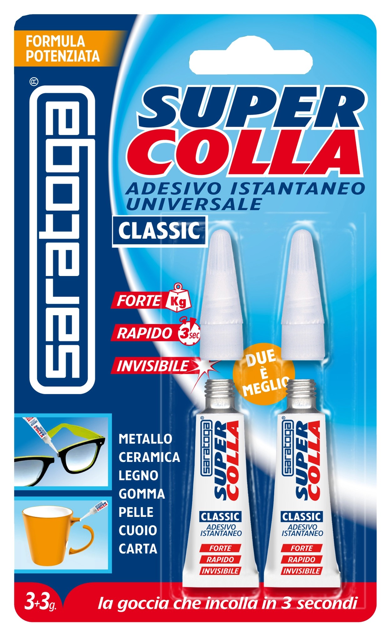 Colla universale instantanea Saratoga Supercolla 4 g acquista da OBI