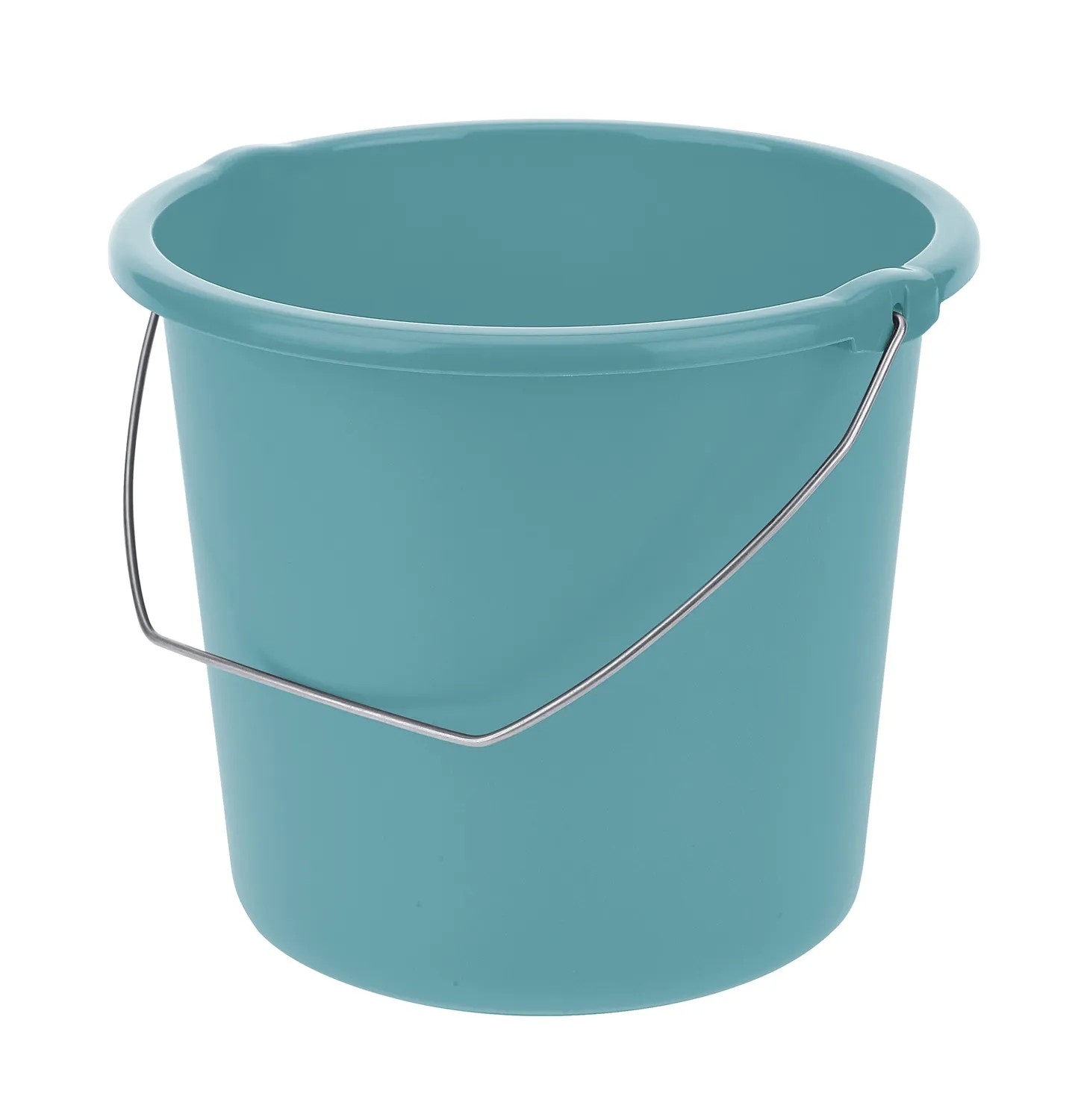 Secchio con manico in metallo Tontarelli Cover Line 10 l 28,8x26 cm blu ...