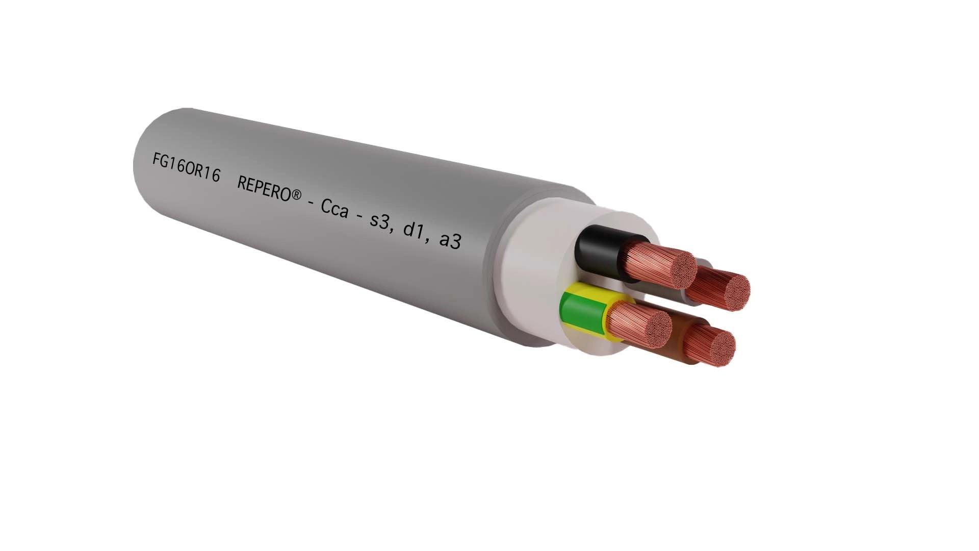 Cavo unipolare in HEPR FG16OR16 3G6 da 100 m grigio acquista da OBI