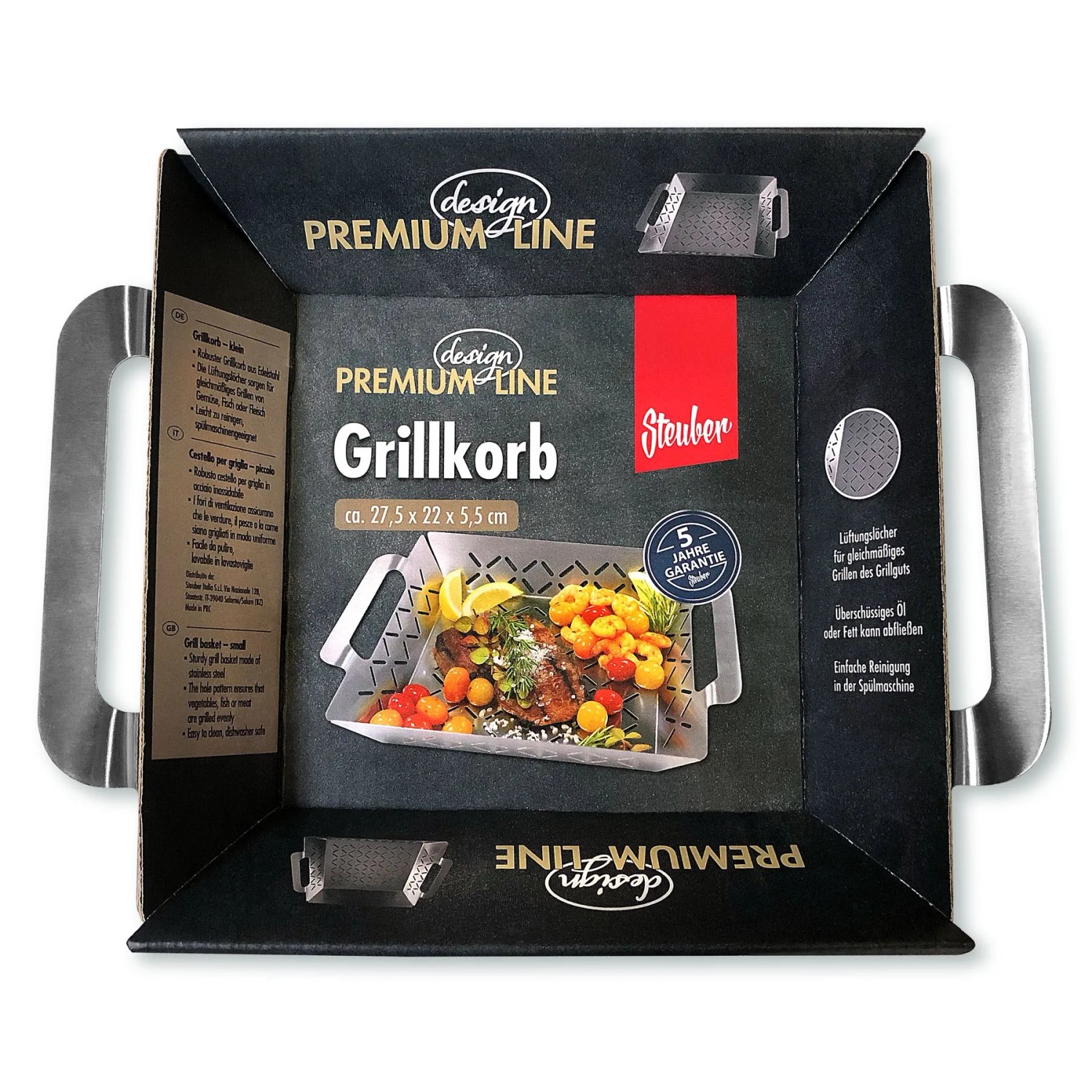 Cestello cottura barbecue Steuber 5,9x26,5x22,5 cm acquista da OBI