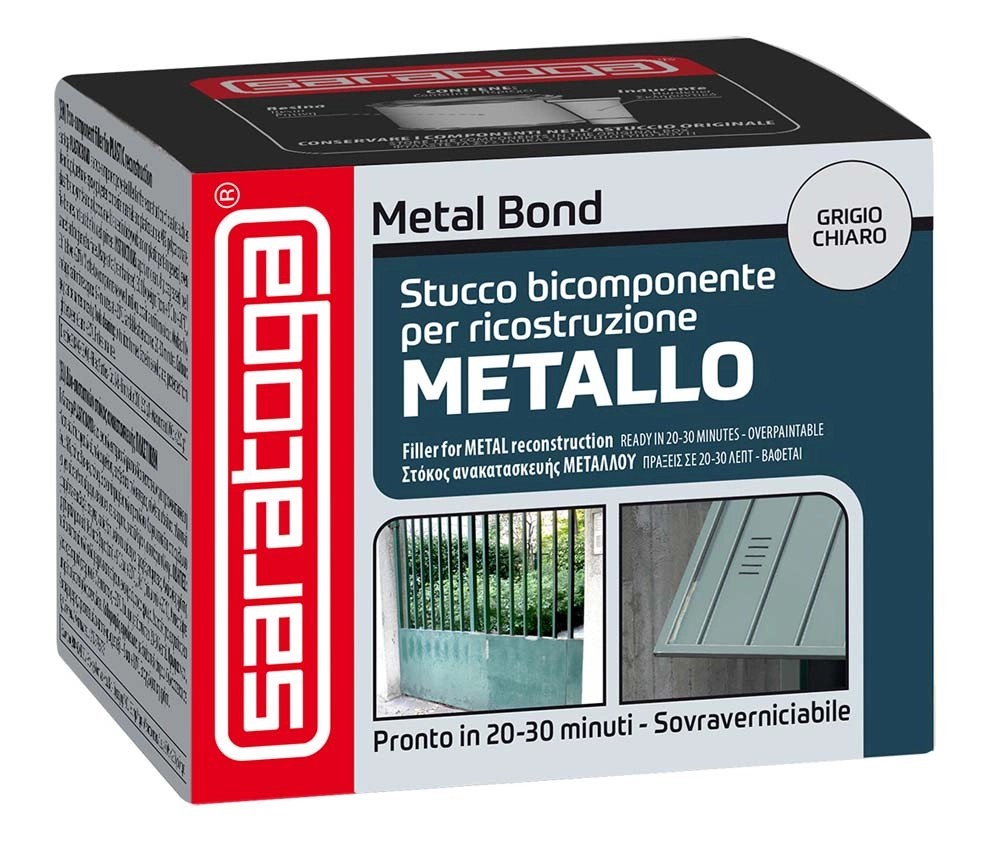 Stucco bicomponente per metallo Saratoga Metal Bond 125 ml | OBI