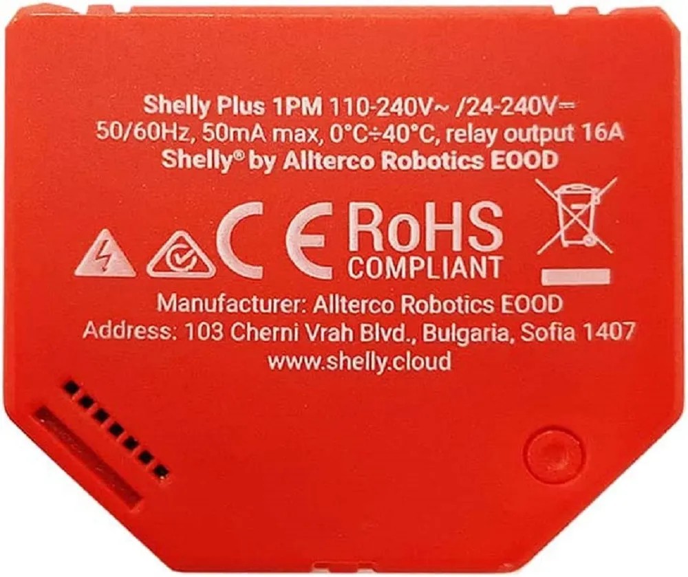 Relè Smart Home Wifi e bluetooth Shelly 1PM PLUS duo pack controllo ...