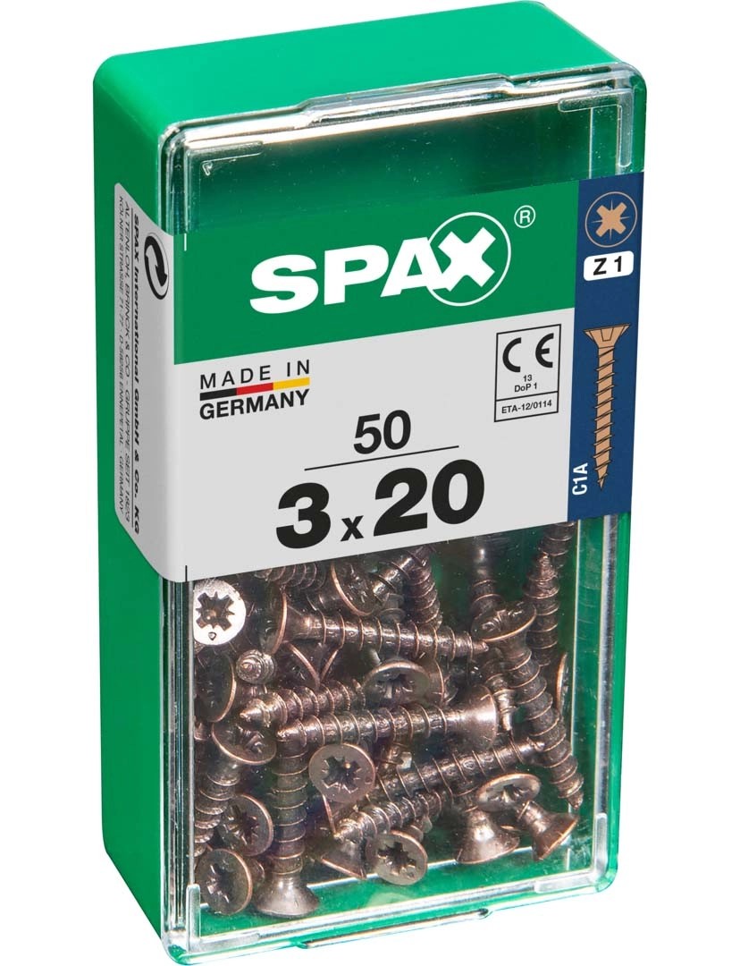 Vite SPAX TSP POZI bronzata 3x20 S 50 pz acquista da OBI