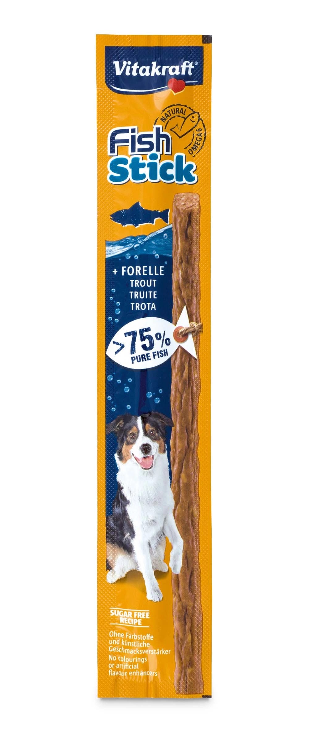 Snack per cani Vitakraft stick alla trota e Omega-6 15 g acquista da OBI